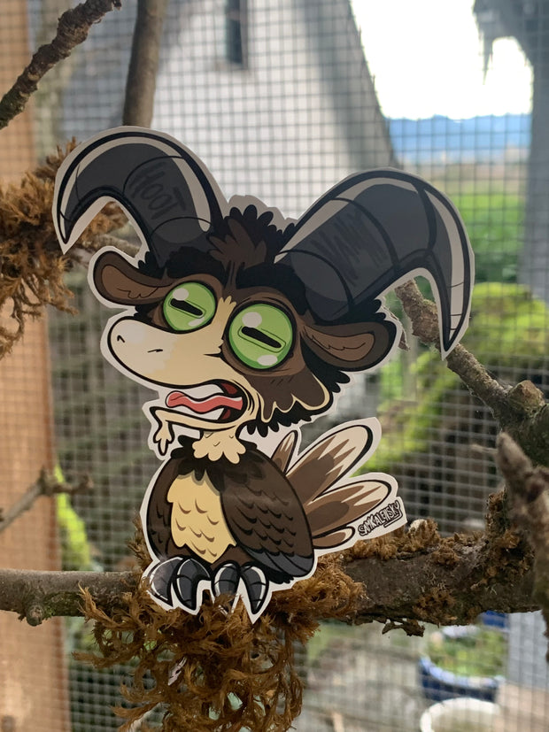 New sticker: Hoot-Nanny - [fearsome critter] – Sam kalensky