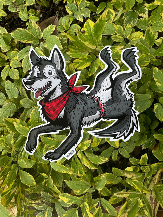 New sticker: Split-Dog – Sam kalensky